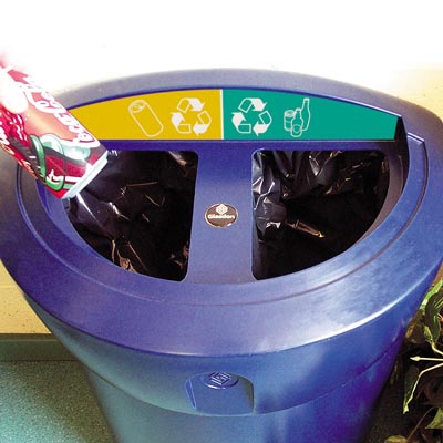 Envoy™ Duo Recycling Bin - 110 Ltr | Indoor Recycling Bins | Glasdon