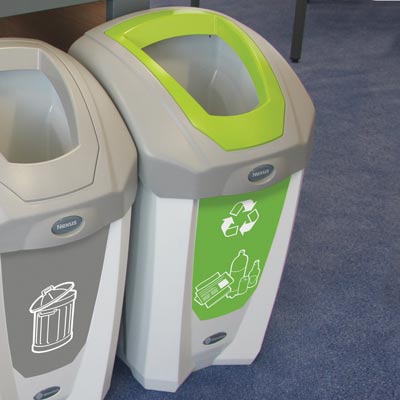 Nexus® 30 Mixed Recyclables Recycling Bin | Indoor Recycling