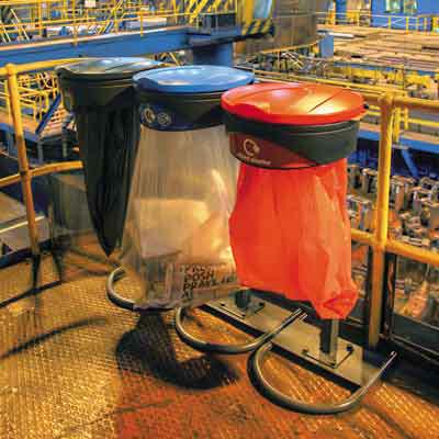 Orbis™ General Waste Sack Holder | Outdoor Litter | Glasdon